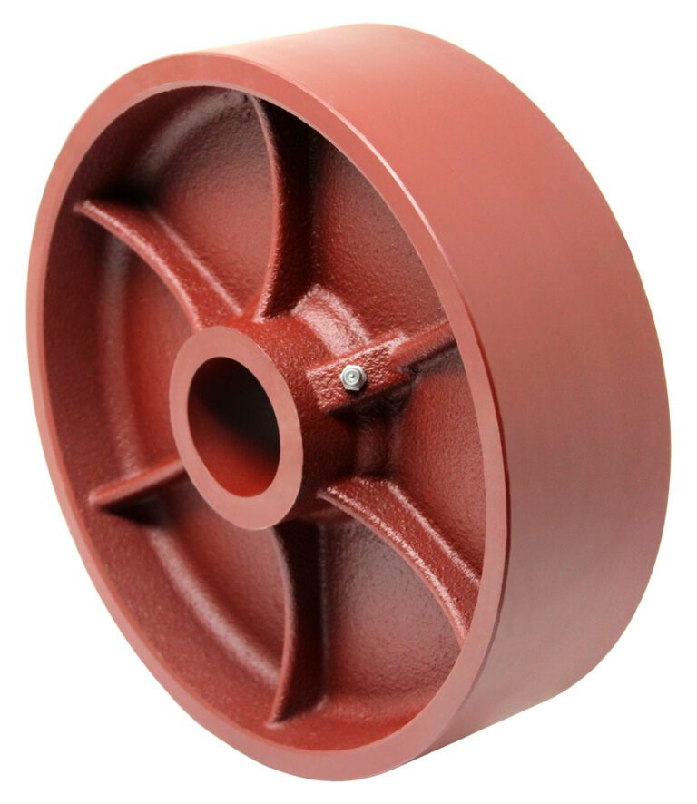 8" Swivel Caster - Ductile Steel Crown Wheel with Bronze Bearing for ...